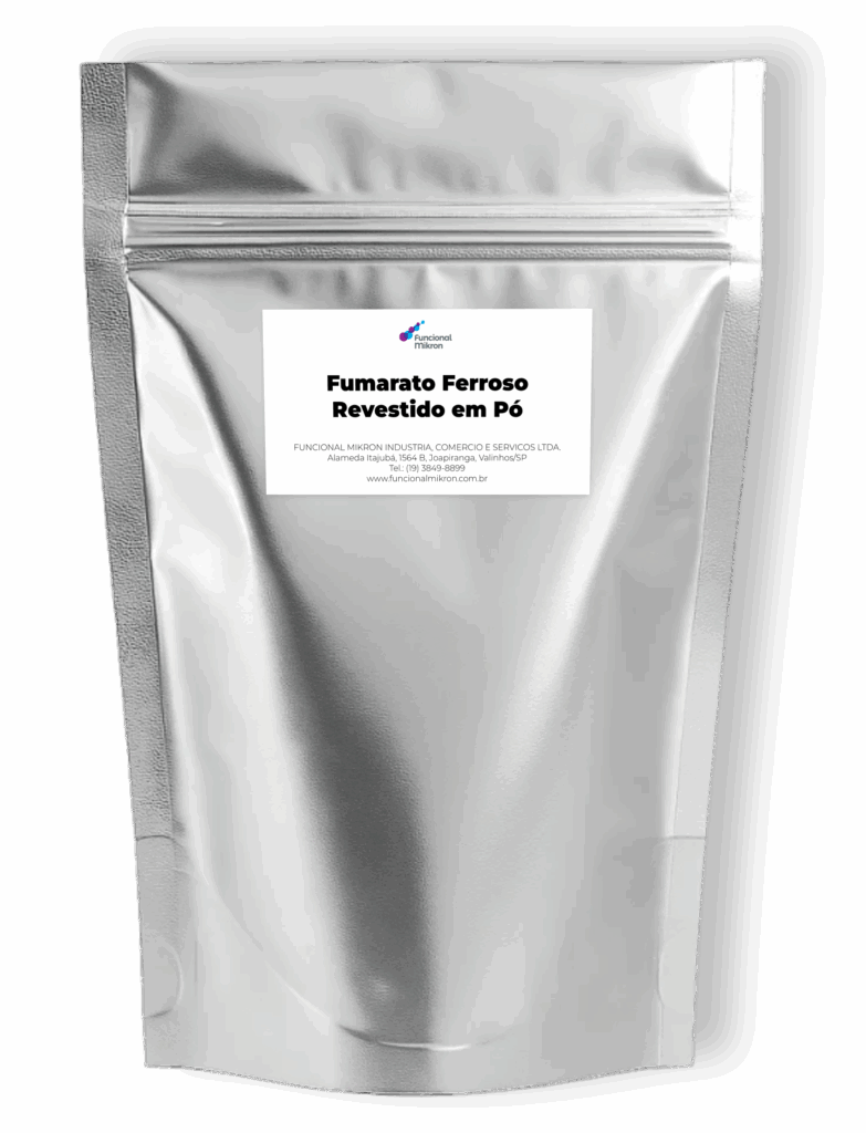 Fumarato Ferroso Revestido em Pó - 1kg - Funcional Mikron